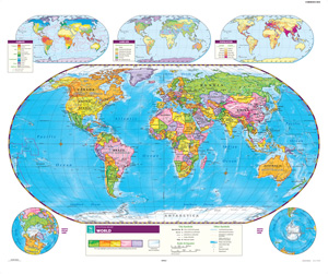 LAND COVER WORLD MAP - Social Studies