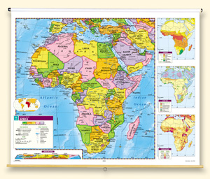 POLITICAL RELIEF CONTINENTS AND REGIONS MAP SERIES - Social Studies