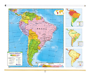 POLITICAL RELIEF CONTINENTS AND REGIONS MAP SERIES - Social Studies