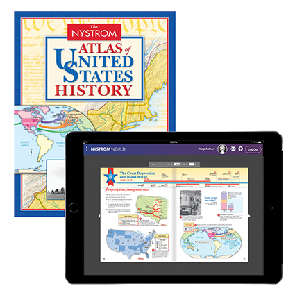 THE NYSTROM ATLAS OF UNITED STATES HISTORY - Social Studies